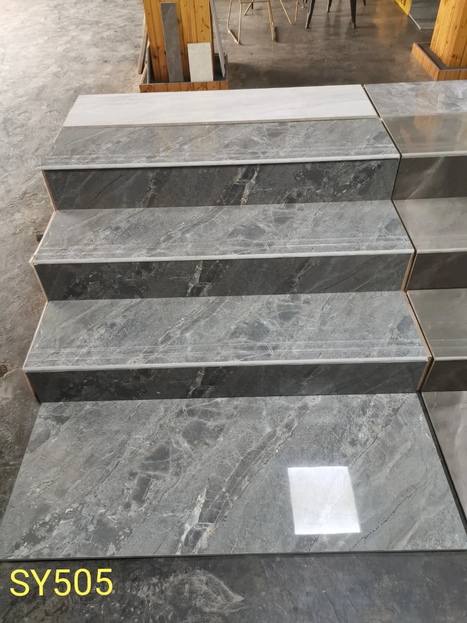 470x1200mm Porcelain Marble Stair Step Tile - Durable & Stylish