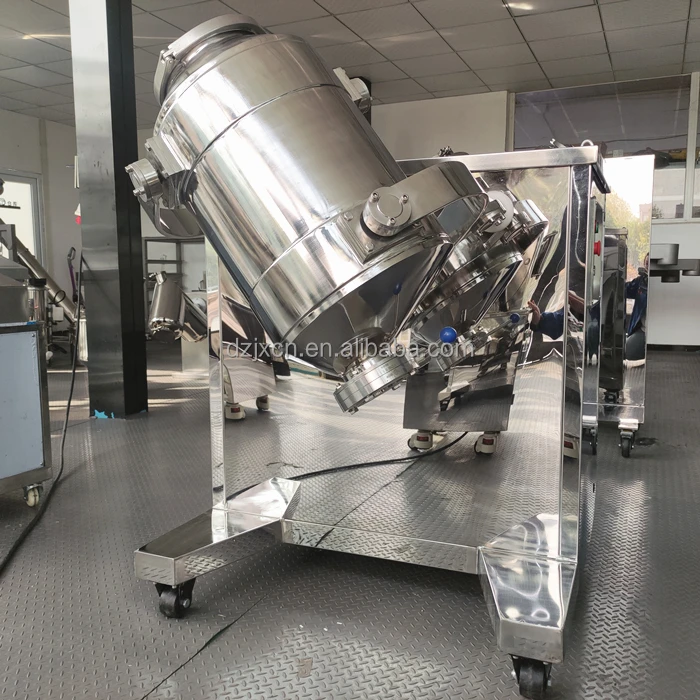 Stainless Steel 3D Swing Rotating Blender for Powder Mixing