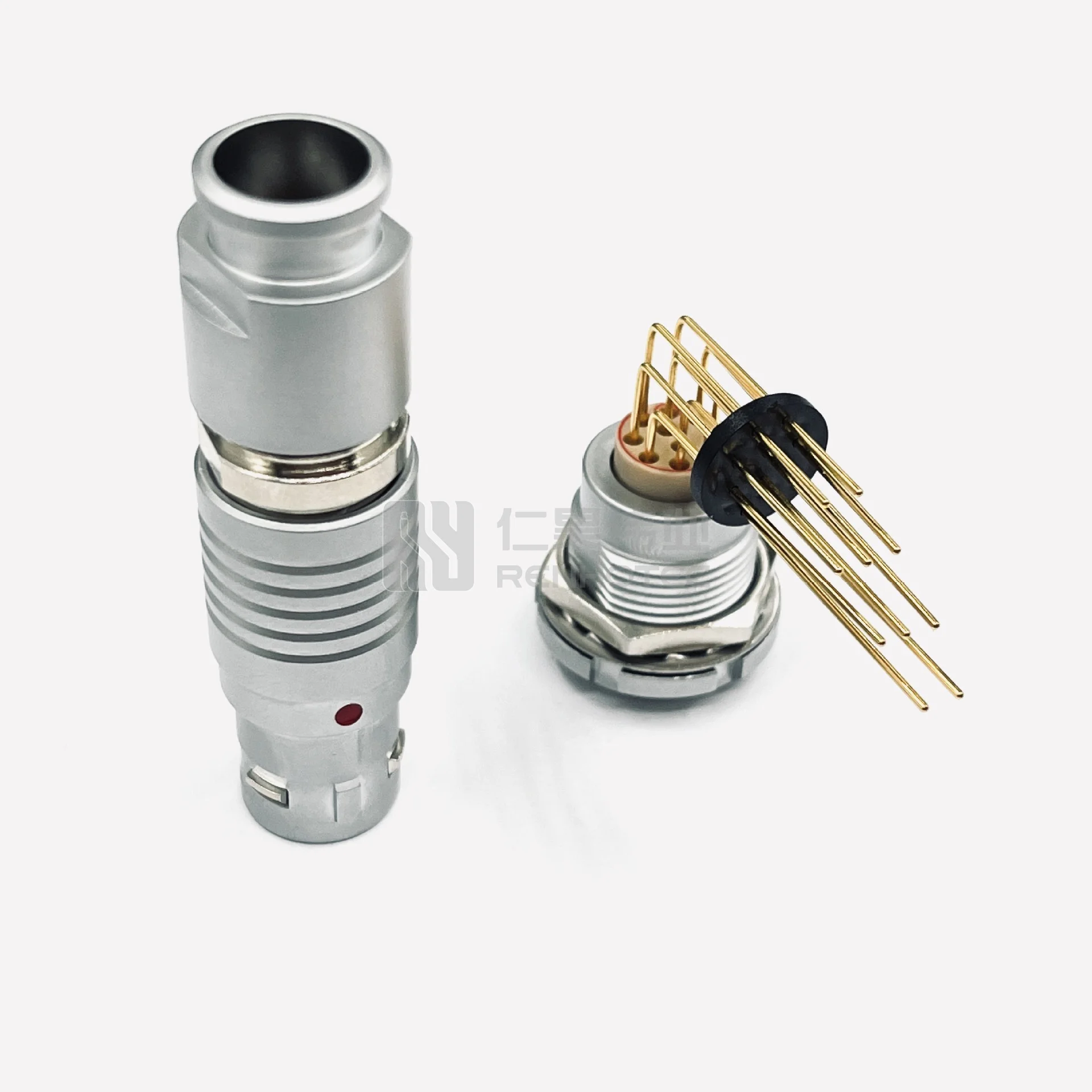 Connector EEG B Series ECG 90 Degree Elbow Pin Pcb Pin Straight Through ...