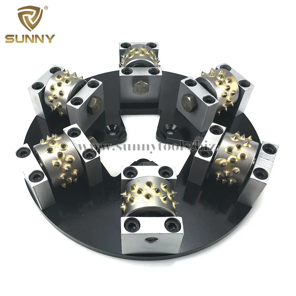 Diamond Bush Hammer Plate For Easy Change Floor Grinding Machine ...