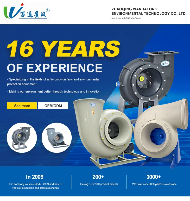 WANTONG Exhaust Blower Centrifugal Fan Explosion Proof Fans for ...