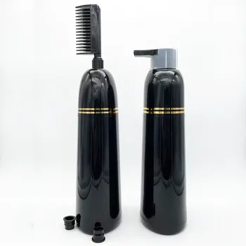 Salon Packaging Hair Dye Container 200ml 500ml Black Empty Hair Shampoo ...