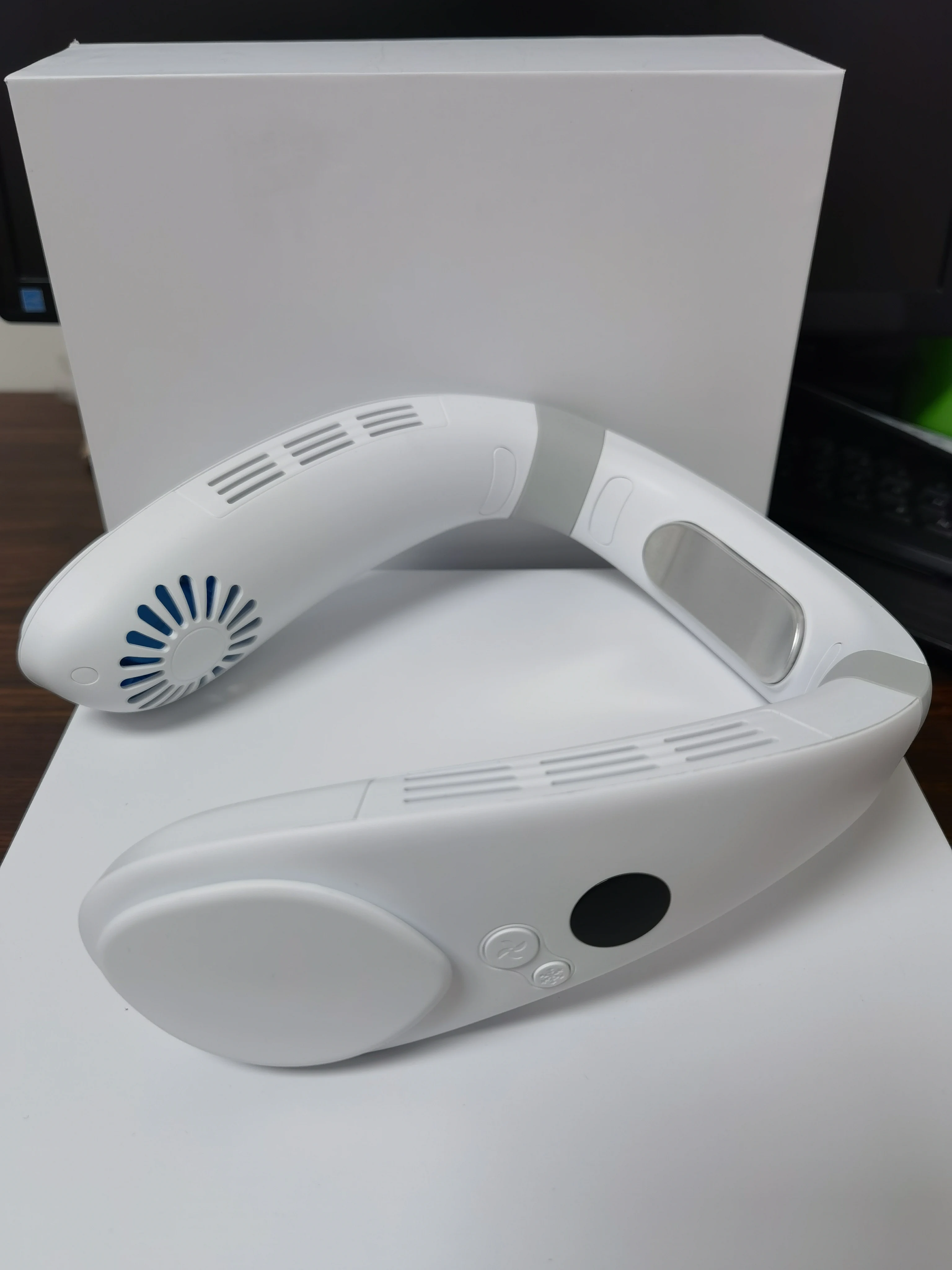 2022 Latest Portable Wearable Lazy Hanging Neck Fan Air Cooling ...