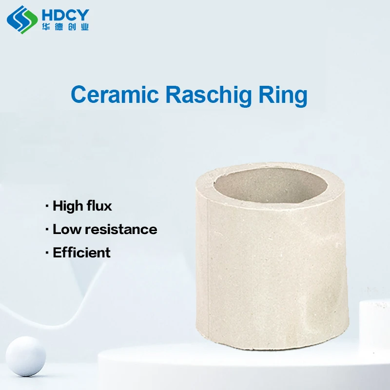 Ceramic Raschig Ring Packing Desulfurization Tower Ceramic Ring Ceramic ...