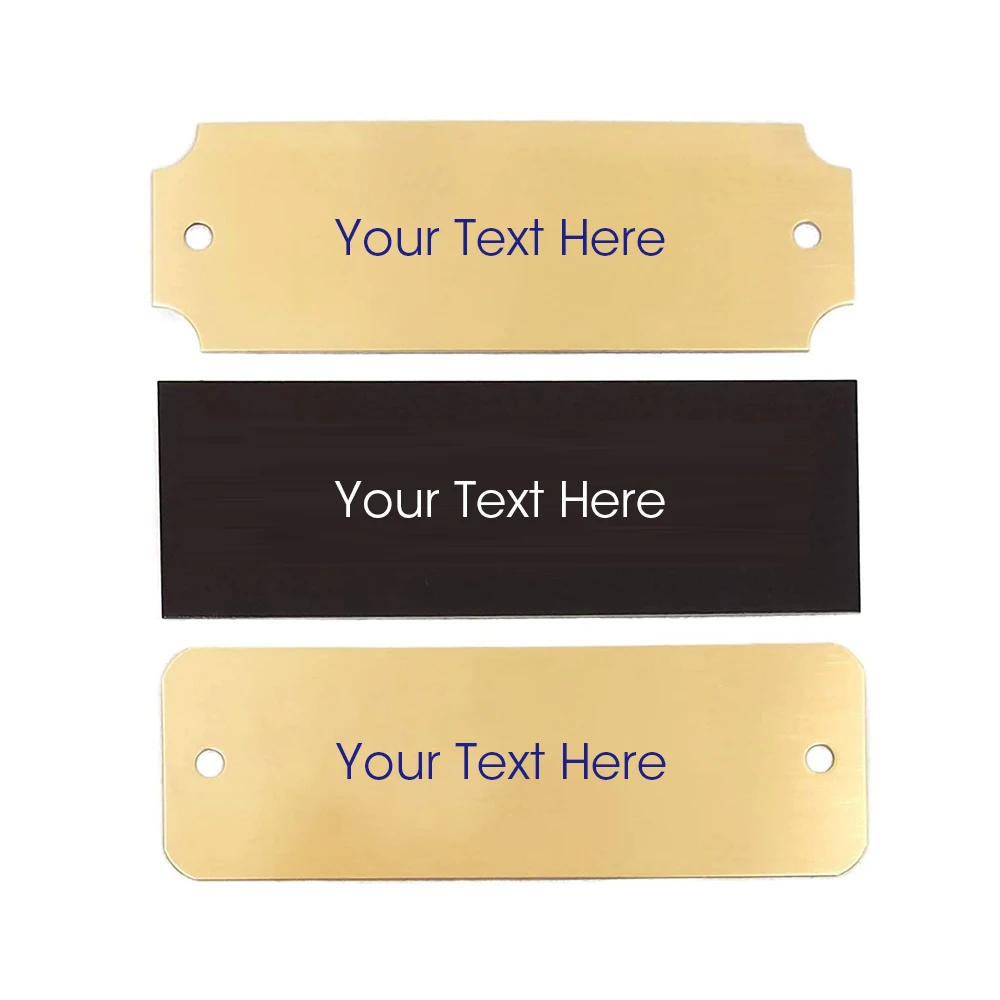 Engraving Metal Aluminum Custom Name Plate For Resin Sports Trophy ...