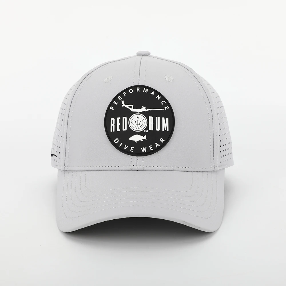 New Designer Custom PVC Rubber Logo Adults 6 Panel 100% Polyester ...