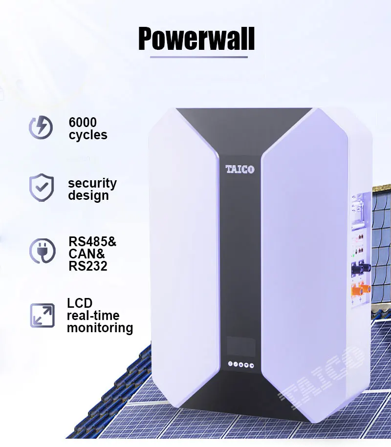 Taico Powerwall Lifepo4 10 Kwh Inverter Battery 10kwh Growatt Lithium ...