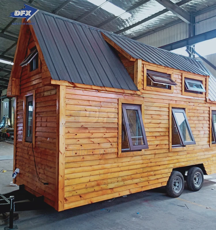 Modern Prefab House On Wheel Tiny Portable House Modular Home Trailer ...