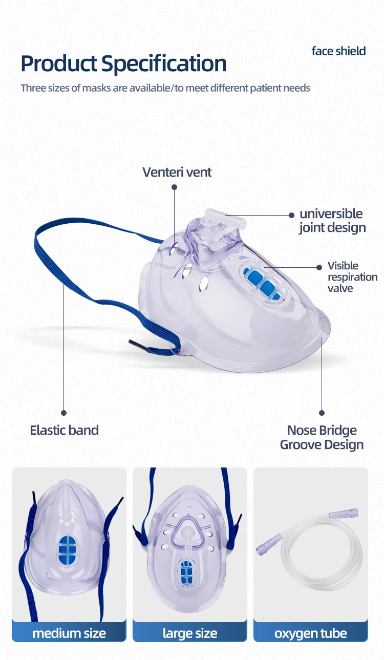Inhalation Oxygen Medical Oxygen Mask Surgical Oxygen Masks - Buy ...