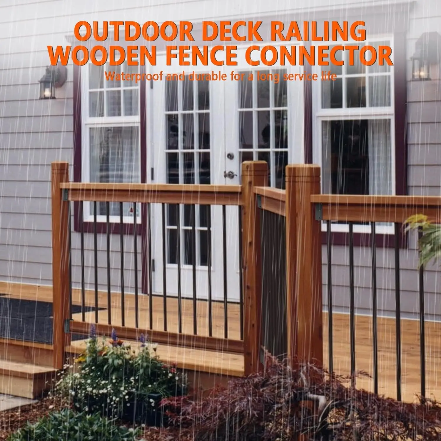 Deck Railing Brackets Steel Deck Railing Connectors for Railing Wood ...