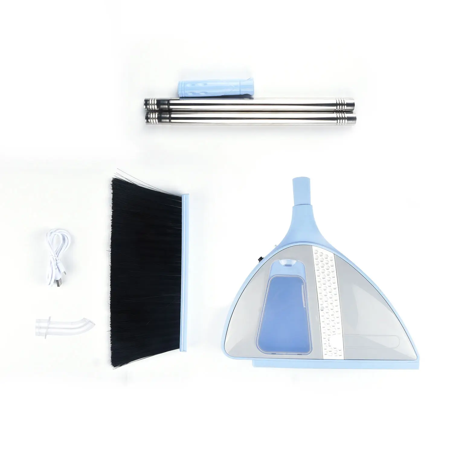 Cordless Lightweight Electric Powered Broom with Strong Suction Quick ...