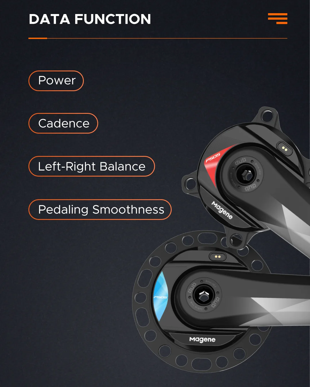 Magene Spider Power Meter P505-S1108 - Precision & Durability