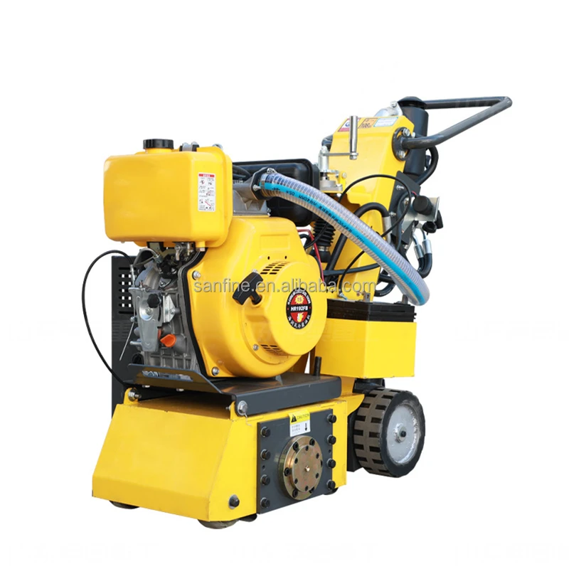 Diesel/gasoline Hand Pushed Milling & Planing Machine Hydraulic Self ...