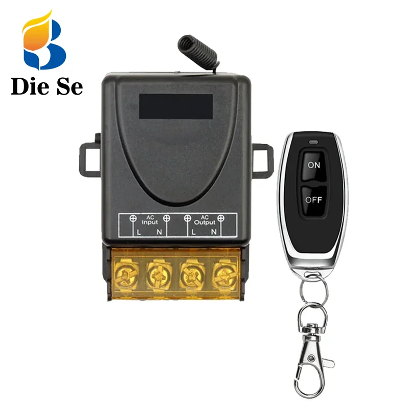 1 CH 220V Receiver Switch Module + 433mhz RF Remote Control Kit