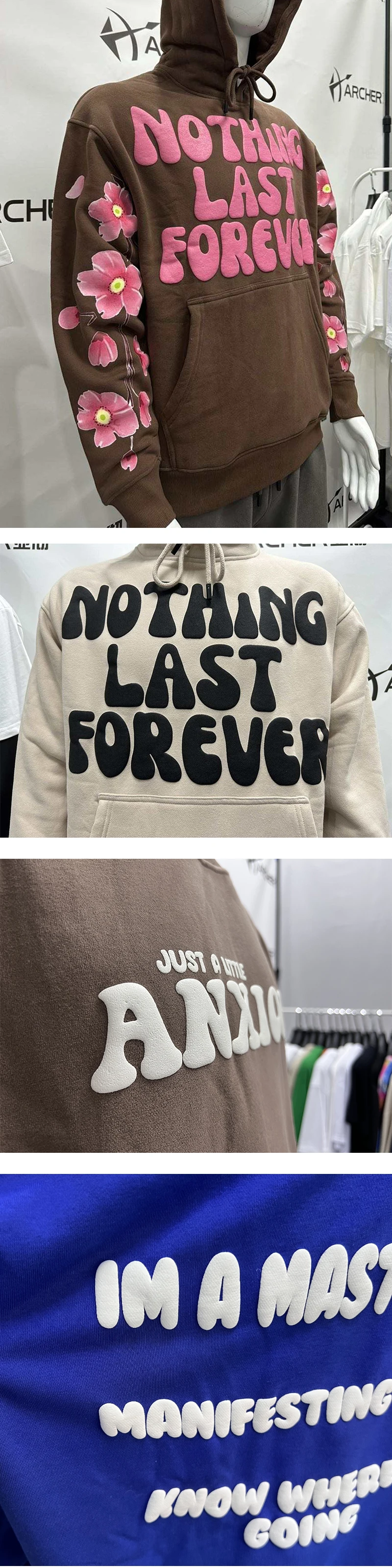 Archer 3d Puff Print Custom T Shirt High Quality Foam Printing Short ...