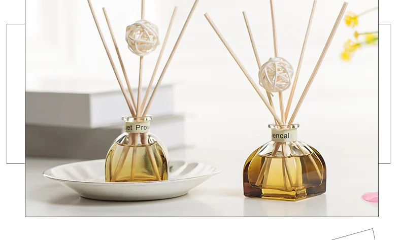 Custom Box Home Luxury Refill Toilet Deodorant Black Bottle Reed ...