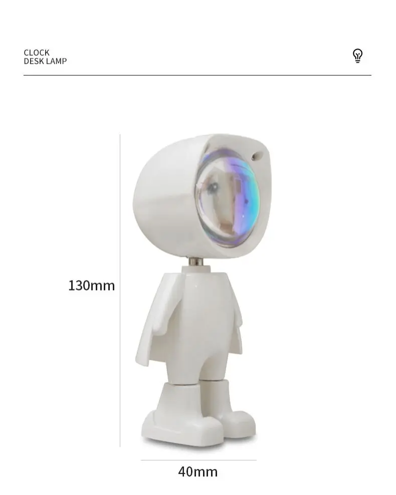 Modern Design 7colro Rechargeable Mini Astronaut Night Light Led ...