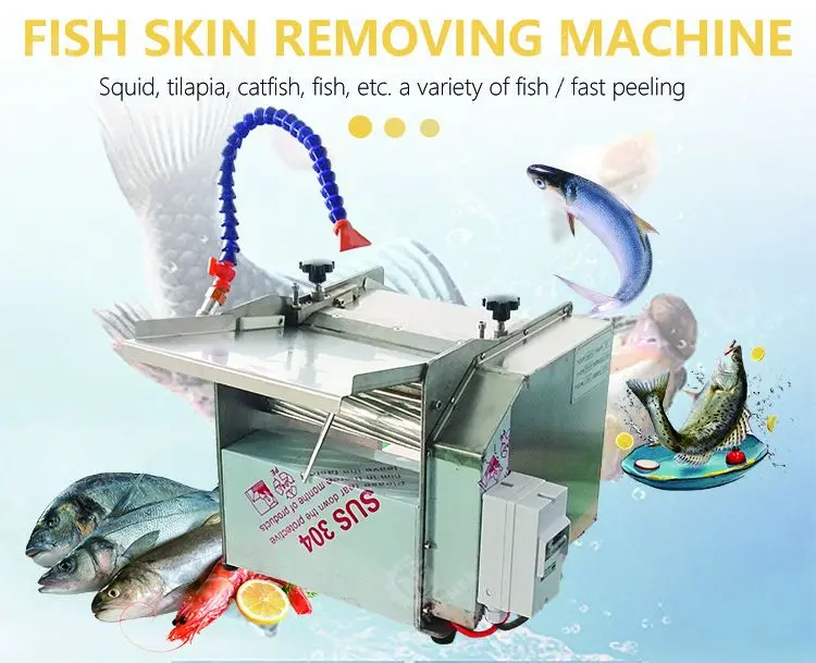 Fish Skin Peeling Machine/automatic Fish Peeling Machine/efficient Fish ...