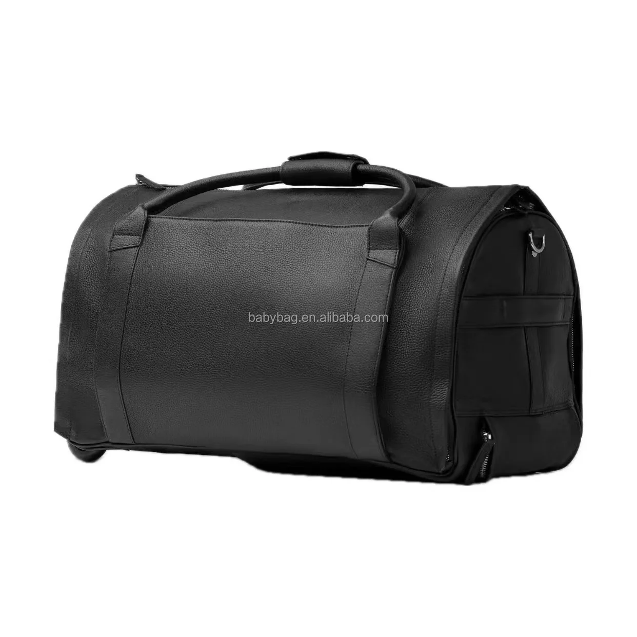 Custom Large Carry-On Waterproof Elegant PU Leather Weekender Tote ...