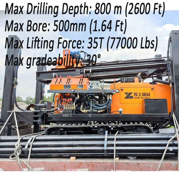 Portable Water Well Drilling Rig Simple Drilling Rig For Water Well Use ...