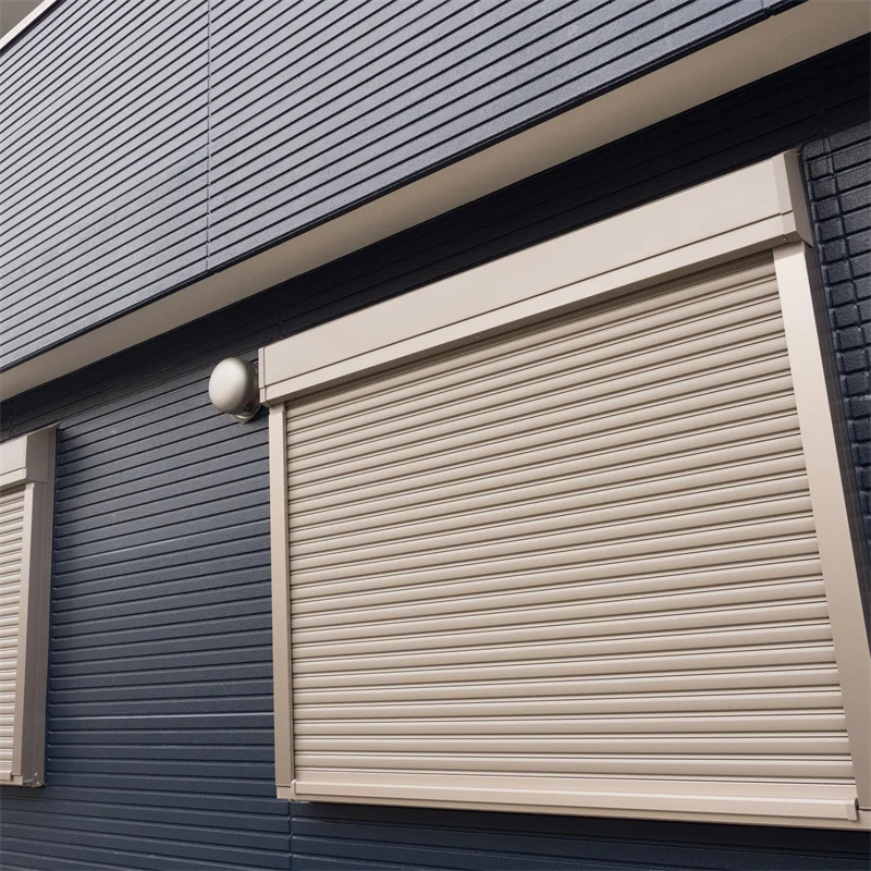 TOMA Aluminium windows with roller shutter supply roller shutter door ...