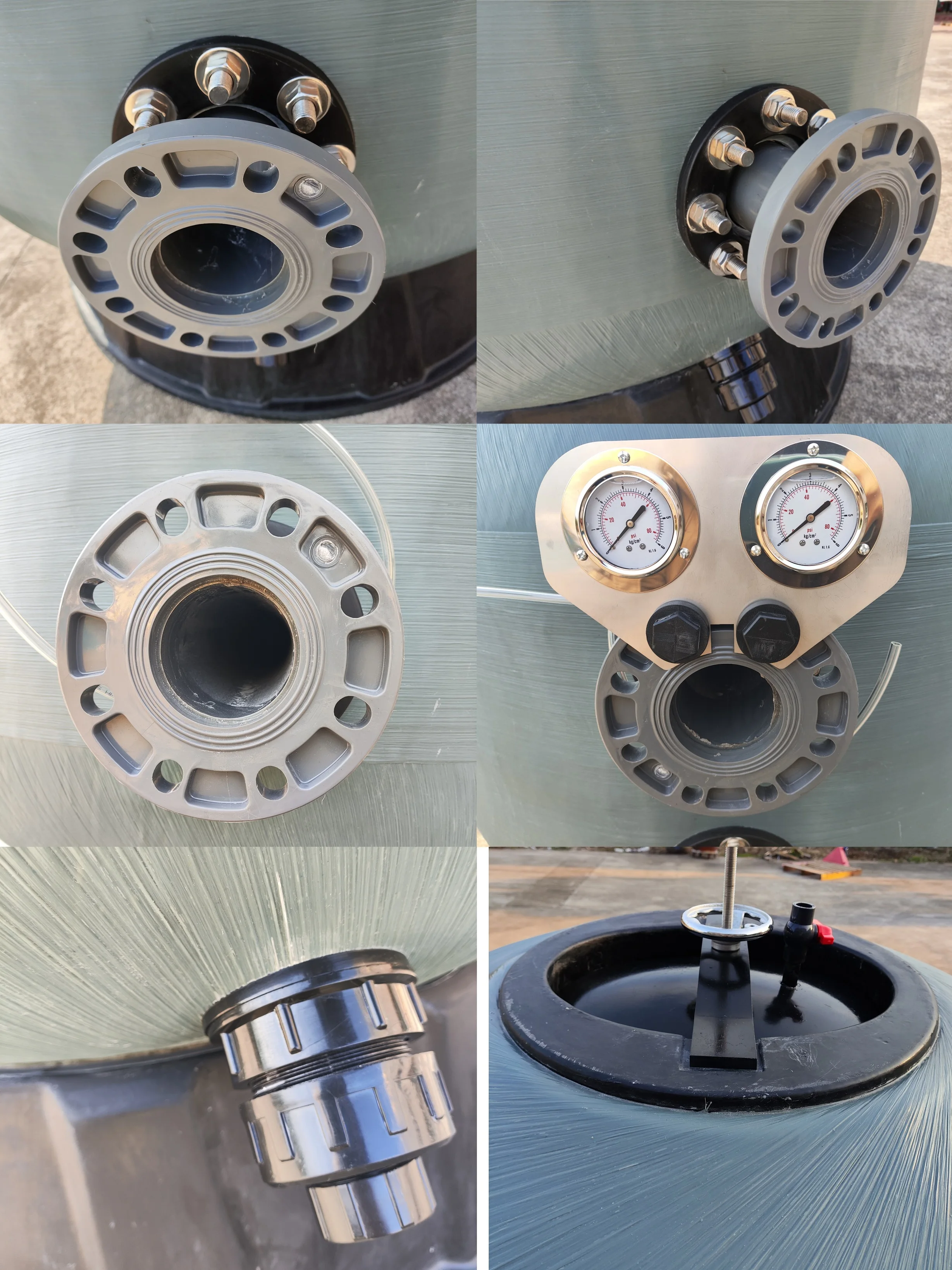 Commercial Inground Large Flange Swimming Pool Sand Filter