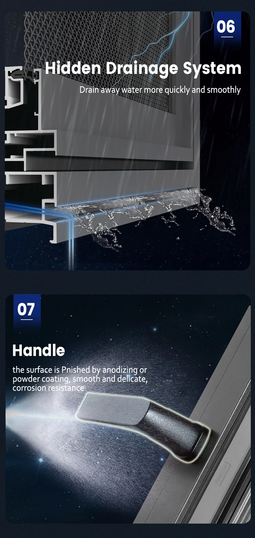 Prefabricated Casement Windows Aluminium Double Glazing Tilt And Turn ...