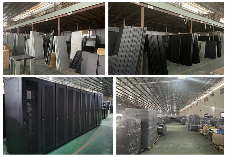 6u 9u 12u 19 Inch Data Center Server Rack 42u Floor Standing Glass Door ...