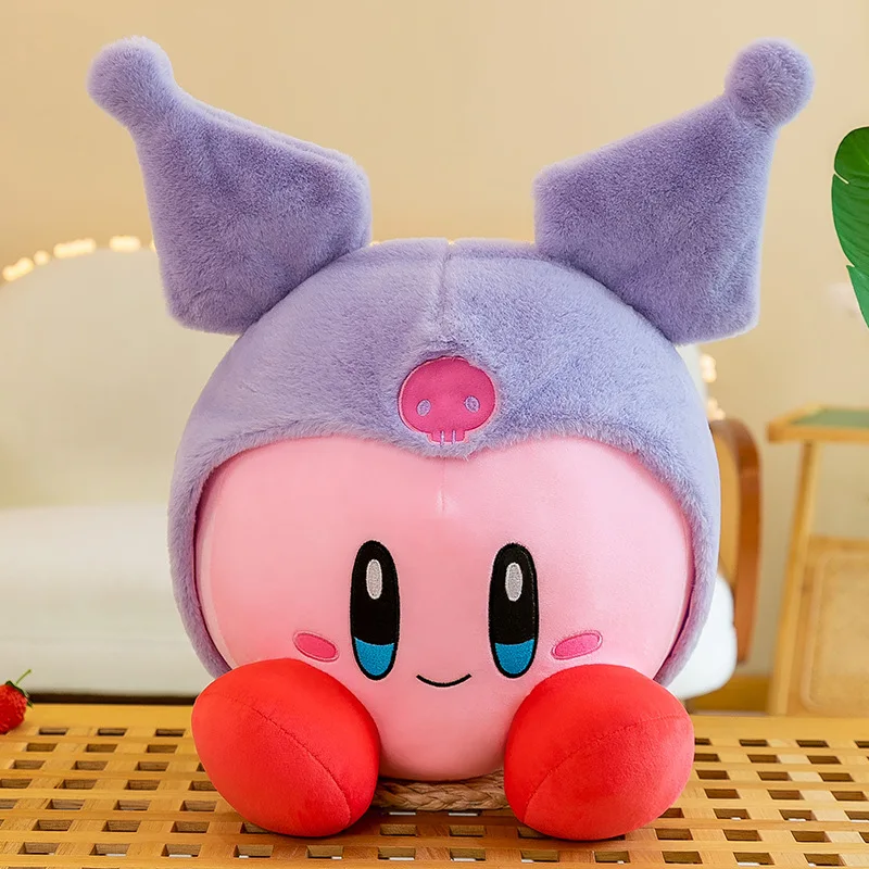 35cm Cute Kirby Transforms Into Kuromi Plush Toy Dolls Plush Pillows ...