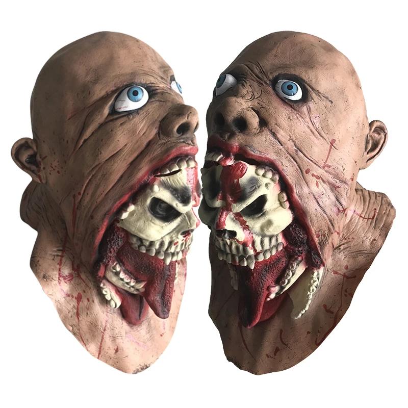 Wholesale Party Masks Creepy Zombie Mask Gruesome Latex Parasite ...