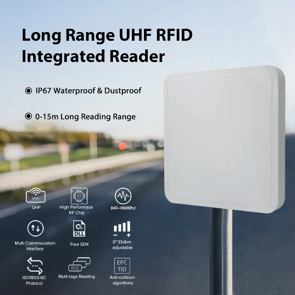 9dbi Uhf Rfid Reader For Access Control & Asset Tracking - Odm