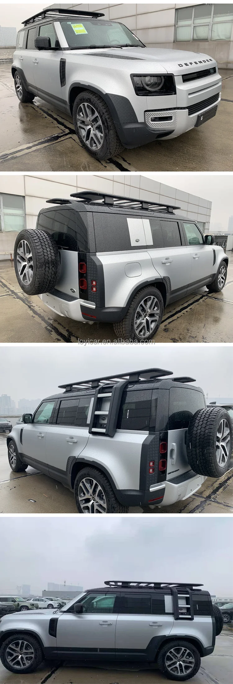Aluminum Alloy Car Roof Cargo Luggage Rack Baskets For Land Rover ...