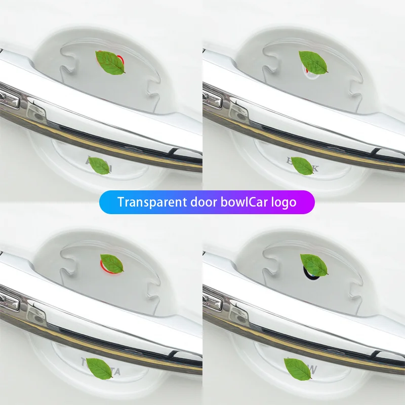 Car Door Handle Bowl Scratch Stickers - Transparent Protection