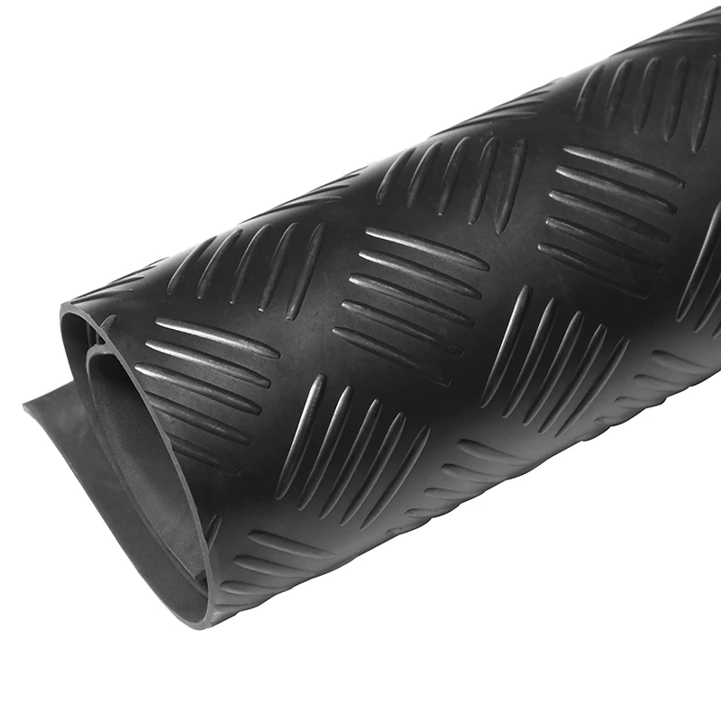 EPDM Rubber Sheet with Nylon Insertion Anti-Slip Waterproof Outdoor ...