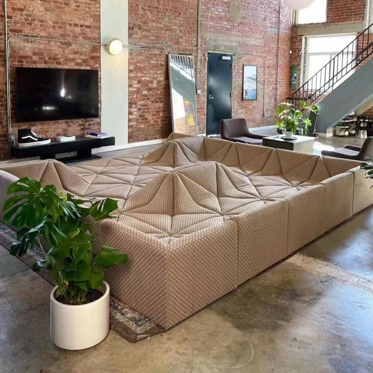 Dune Sofa Upholstered Modular Boucle Couch Living Room Sofas Suede ...