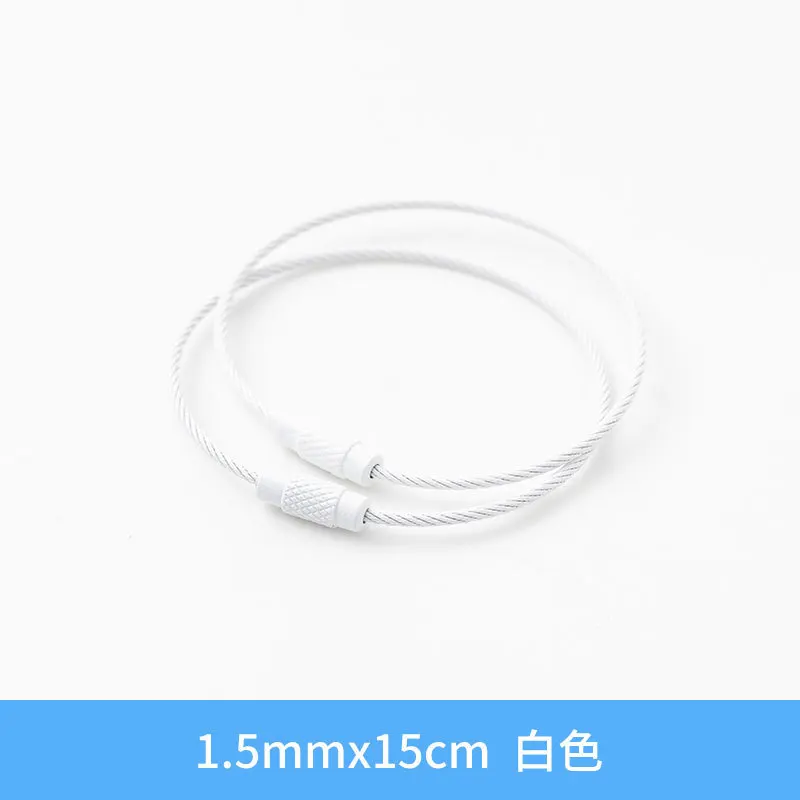 Stainless Steel Wire Holder Loops - Durable Key Chains