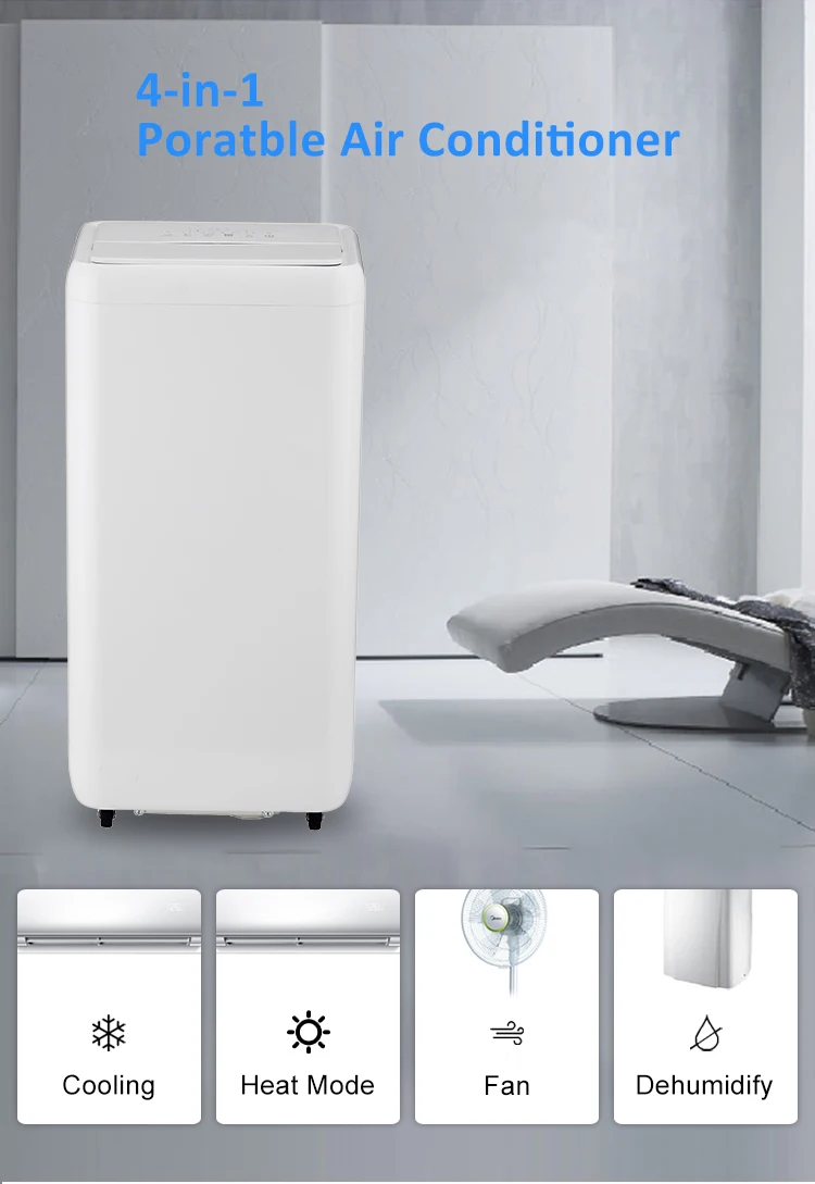 Smart air Conditioners Portable 12000BTU White Standing Home Room Use ...