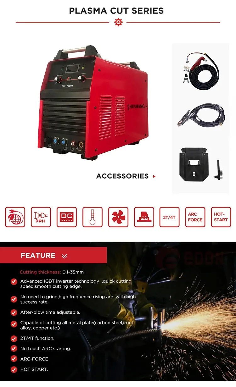 Industrial High Frequency Inverter Hot Start Arc Force 2T 4T Air Plasma ...