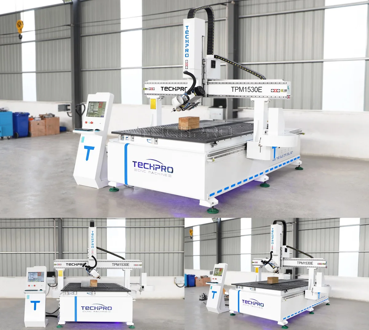 180 Swing Degree Rotate Head 4 Axis ATC CNC Router for CNC Wood ...