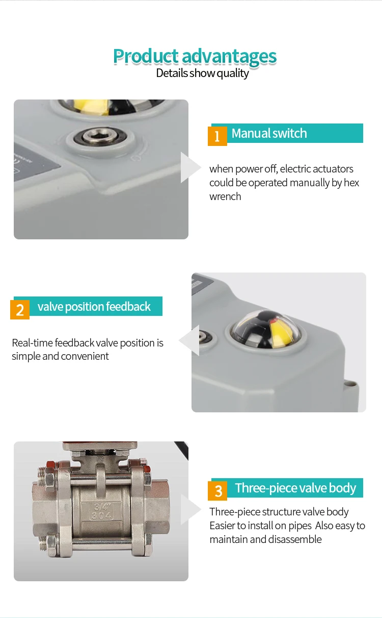 2 Way Electric 24V Motor Modulating Valve - Durable & Efficient