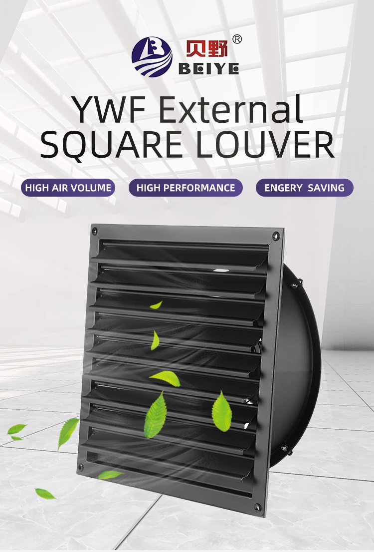 YWF200 Grid Electricity Dual Powered Attic Louver Vent Large Airflow Ac ...