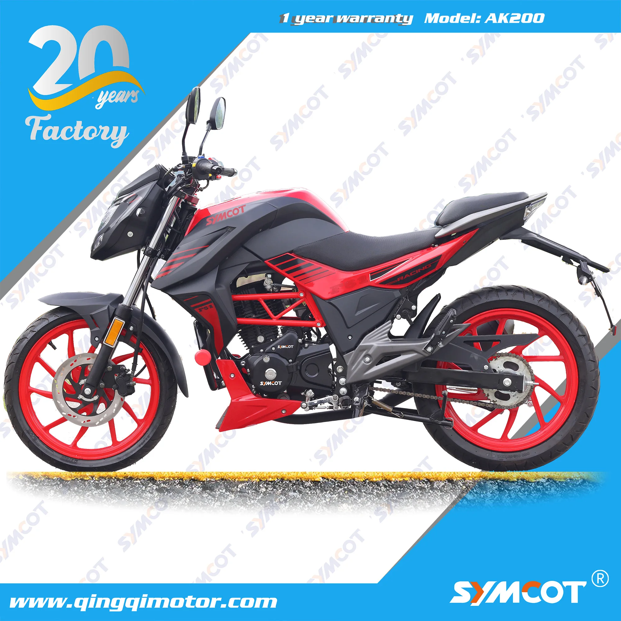 Innova Motors 200cc Motorcycle AK 150 Cruiser in China