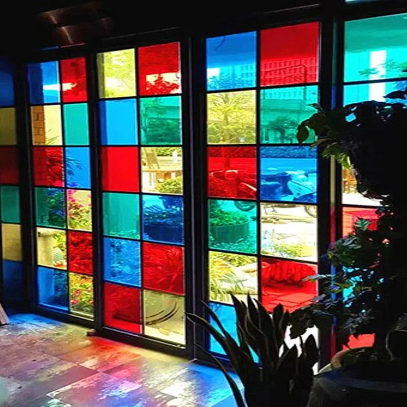 Rose Red Color Glass Film - Decorative & Functional