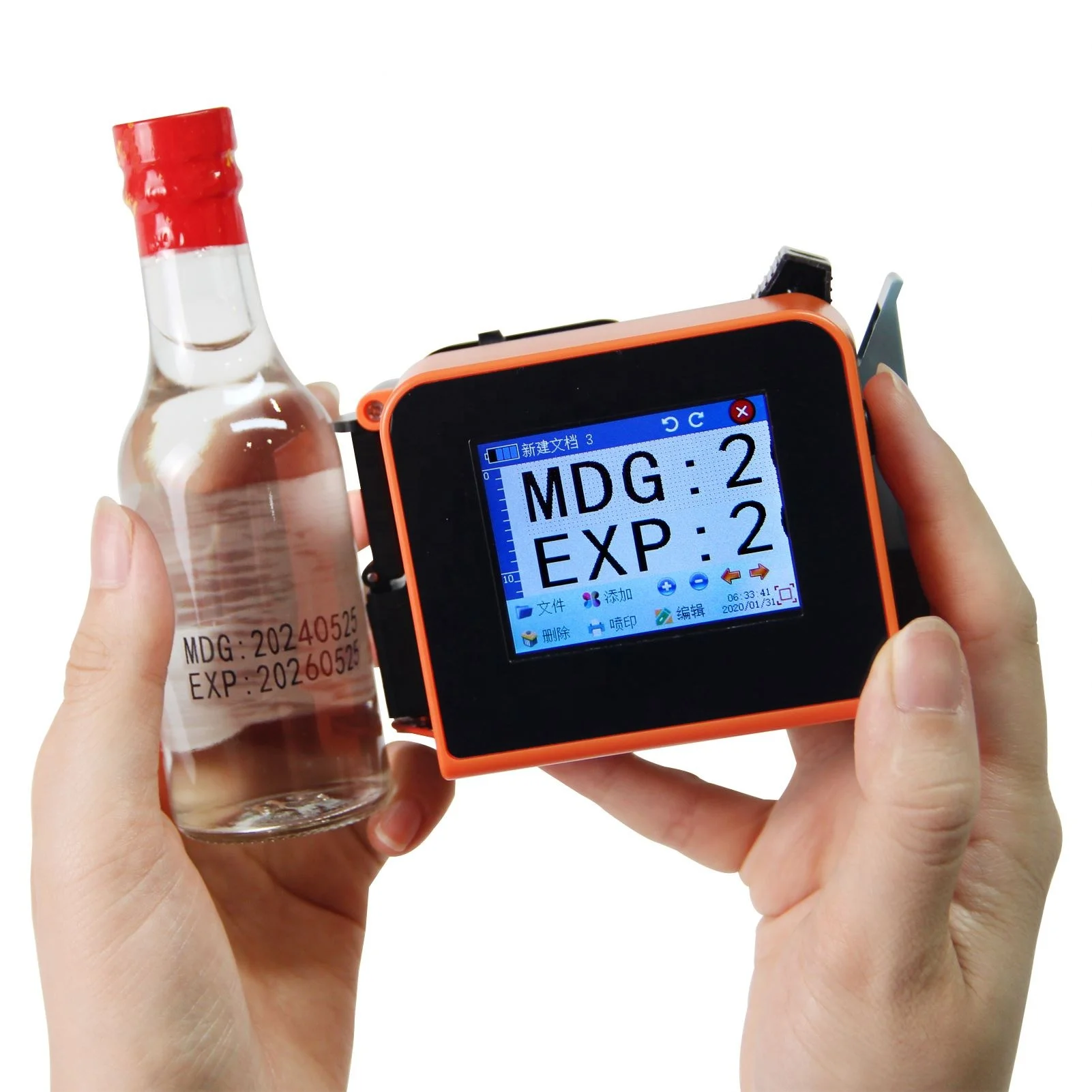 12.7Mm Handheld Inkjet Printer Gun Mini Inkjet Printer Inkjet Label ...