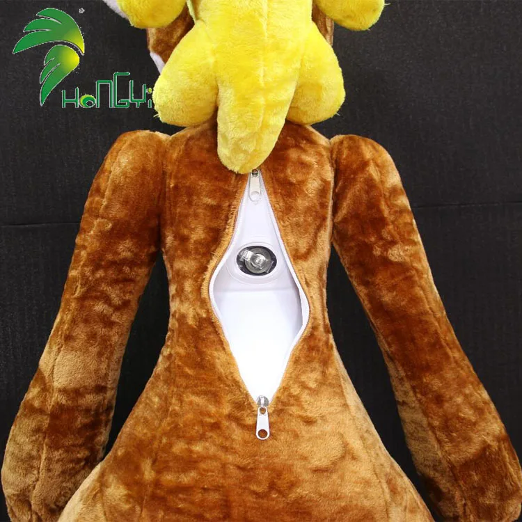 Inflatable Furry Renamon - Double Layers Plush Cover Suit