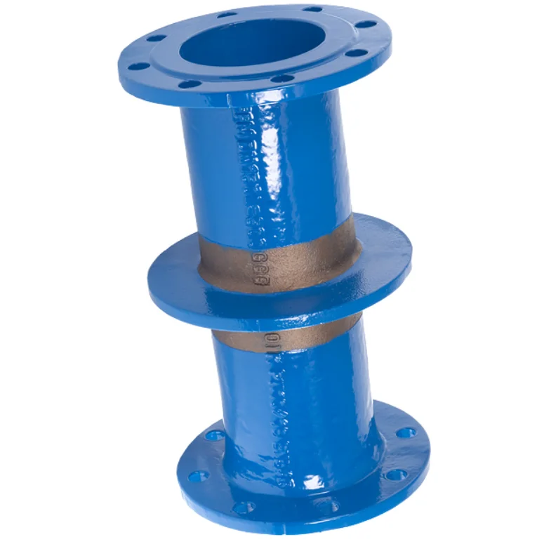Ductile Iron Pipe Fittings,Double Flange Pipe With Puddle, 48% OFF