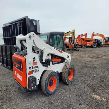 4ton Original Quality Used Electric Steer Skid Loader Bobcat S770 With ...