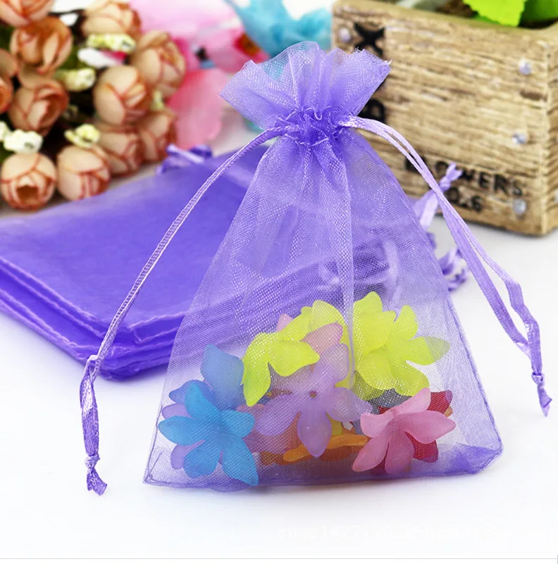 Moon Stars Drawstring Sheer Organza Jewelry Present Gift Pouch for ...