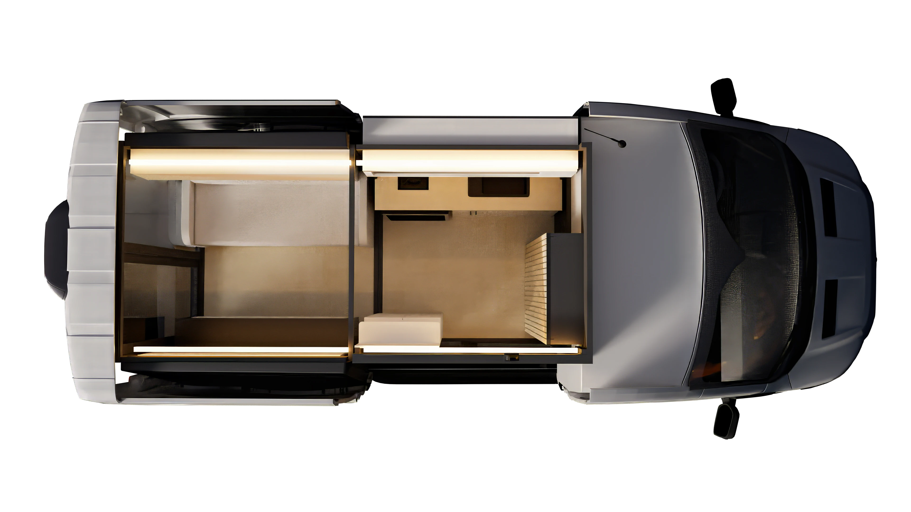 Modular Travel Trailer Home - Van Camping Conversion Kit