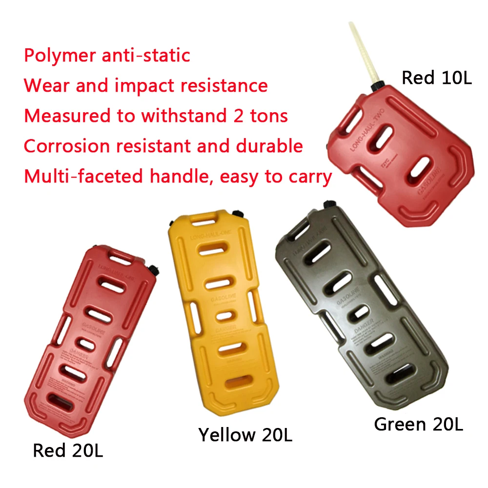 Multi-size Fuel Tanks - Durable Plastic Cans for Off-road